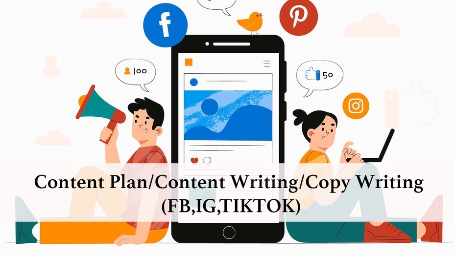 Content Plan/Content Writing/Copy Writing (FB,IG,TIKTOK)