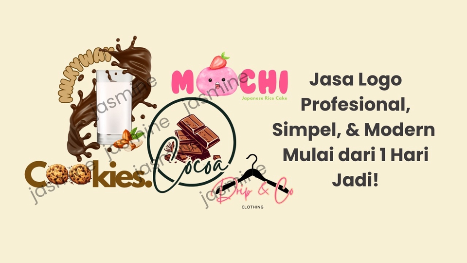 Desain Logo Simpel, Minimalis & Modern – Kualitas Profesional