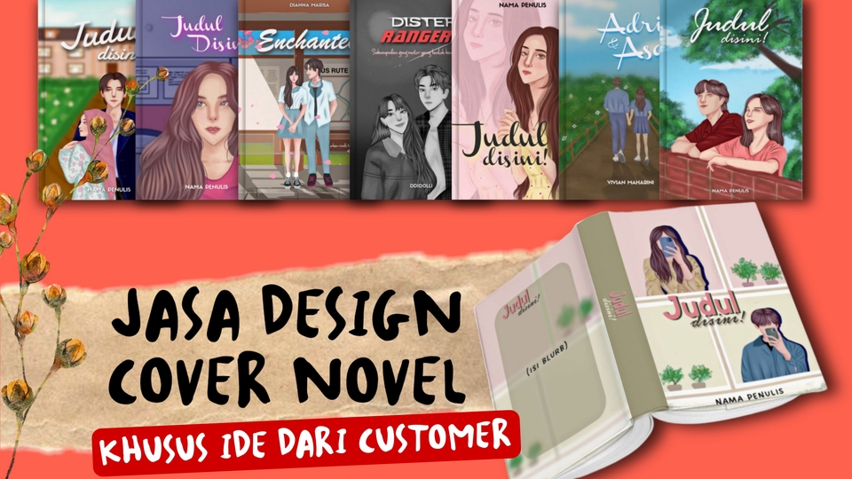 JASA DESIGN COVER BUKU MURAH BERKUALITAS (ide dari customer)