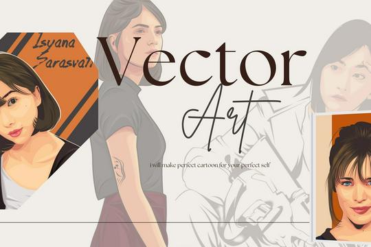 Desain Vector Wajah. 1 HARI JADI