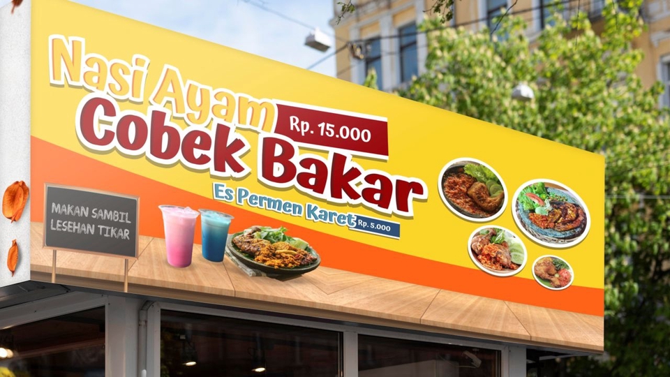 Desain Banner, X Banner, Spanduk, sticker dll.