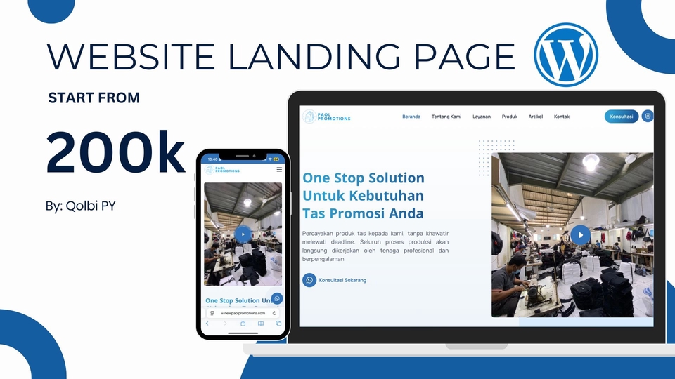 Website Landing Page