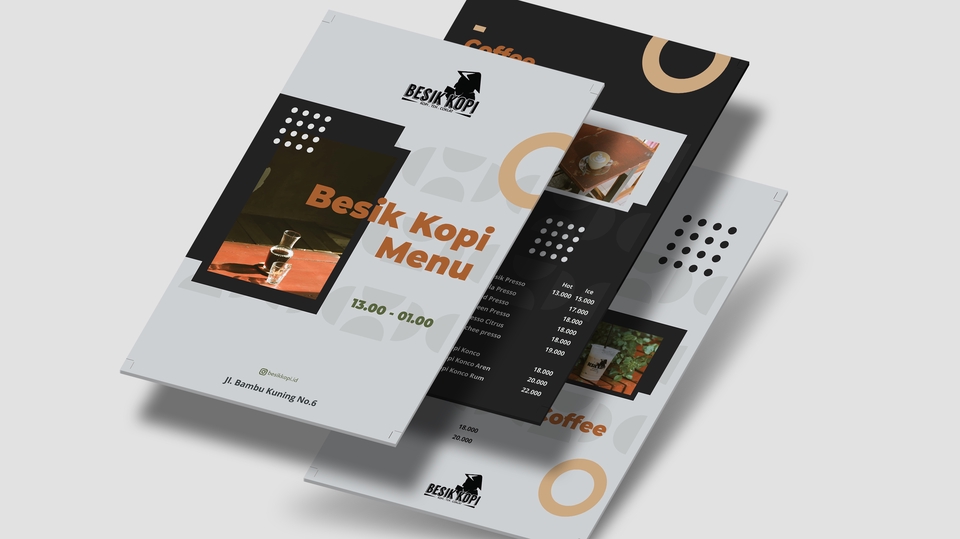 Desain Menu Makanan dan Minuman