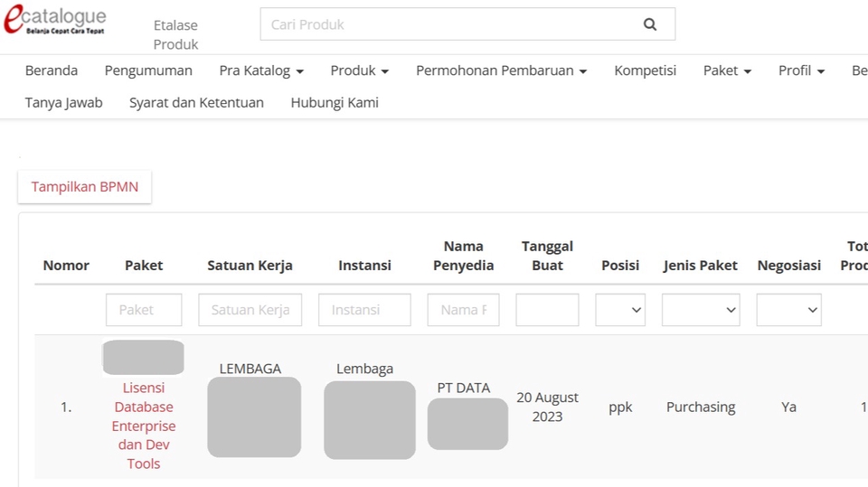 Jasa E-Purchasing Project E-Katalog LKPP