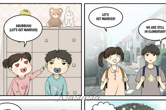 Komik Strip/Komik 4 Panel Berwarna Murah