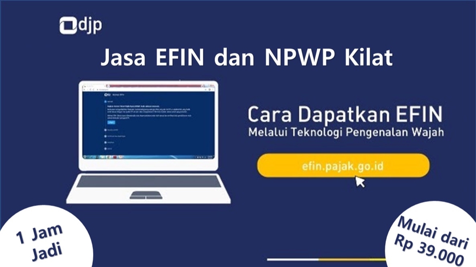 (100% Tembus ) - Jasa pajak EFIN & NPWP
