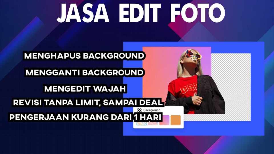 Jasa edit foto, hapus background, ganti background, edit foto untuk ...