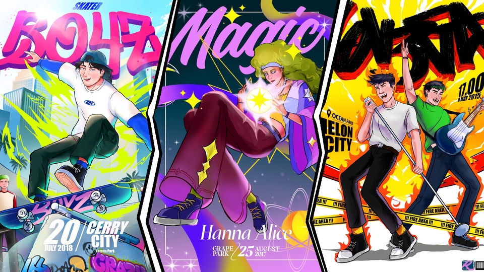 ILUSTRASI POSTER KEREN