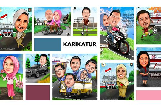 ILLUSTRASI/FOTO POTRAIT KARIKATUR