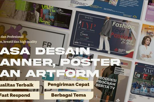 Desain Banner, Poster, dan Artform