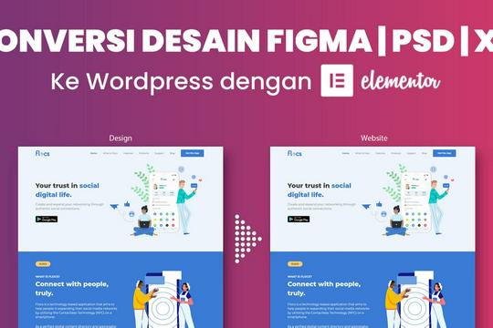 Slicing & Convert Design Figma | PSD | XD ke Wordpress dengan Elementor Pro