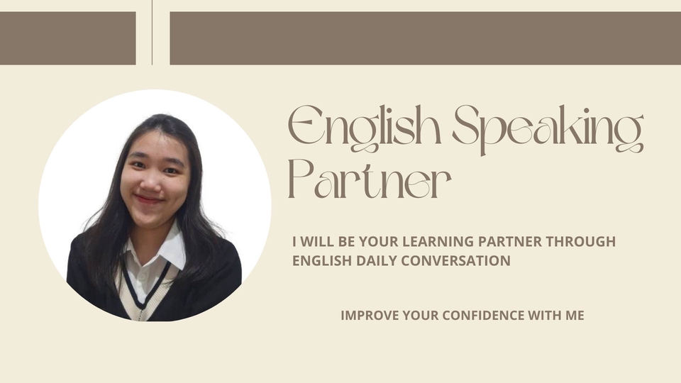 English Speaking Partner / Kursus Privat Belajar Berbicara Bahasa Inggris
