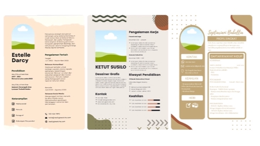 Desain CV,Jadi 2Hari