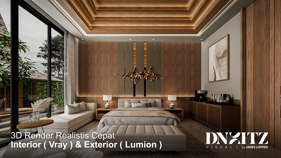 CEPAT! 3D Render Realistis Interior dan Exterior 6 Hari Jadi
