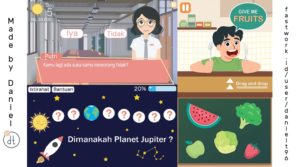 Jasa Membuat Game Visual Novel & Media Interaktif HQ ( Android, HTML5 ...