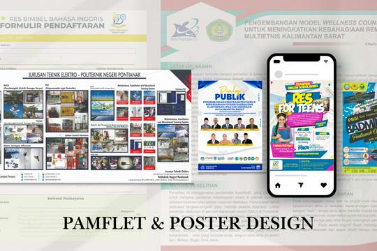 Desain Kreatif dan Menarik untuk Flyer, Pamflet, Poster, dan Brosur
