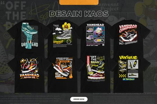 Desain Kaos Streetwear Custom Modern