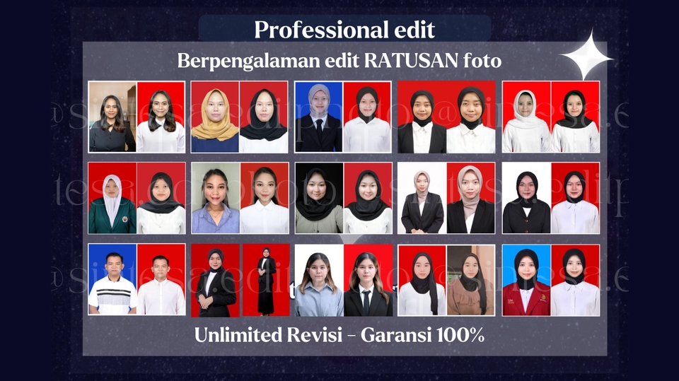 Edit pas photo / pas foto, ID card, Foto Formal, Professional, VISA ...
