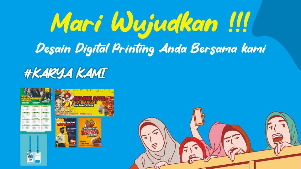 Desain Digital Printing Siap Cetak