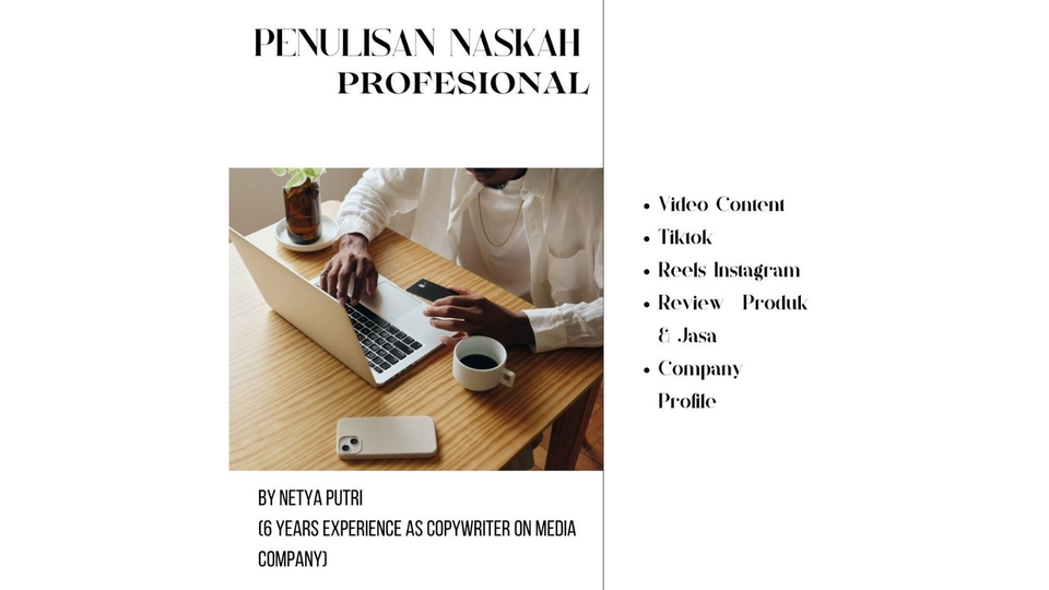 Penulisan Script dan konsep video untuk Content Reels Instagram, Tiktok ...