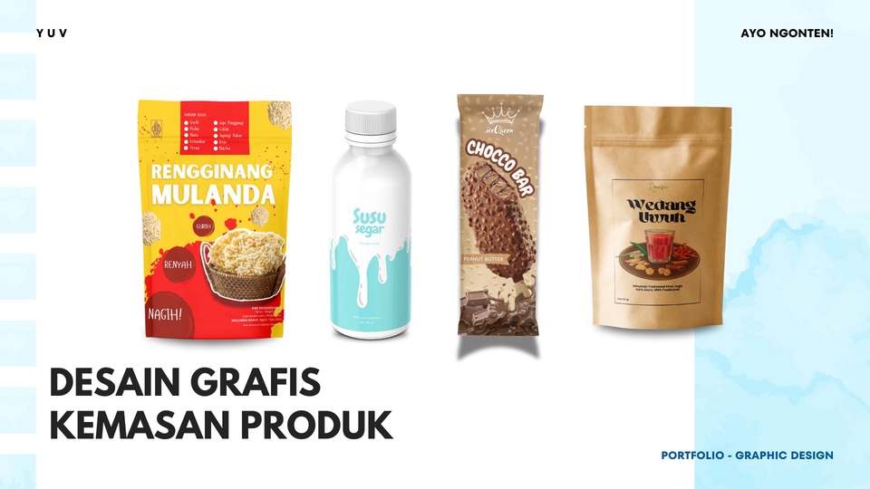 Desain Kemasan Produk UMKM/UKM Modern Professional