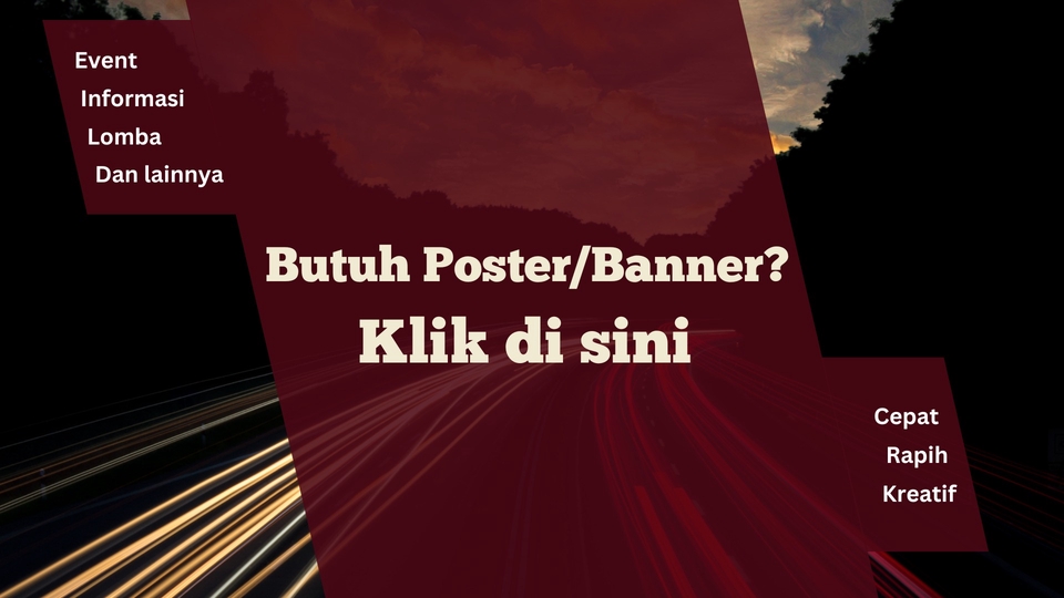 Jasa Design Poster & Banner | Printable/Bisa Dicetak