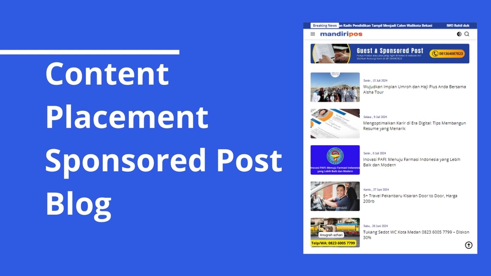 Jasa Content Placement Blog