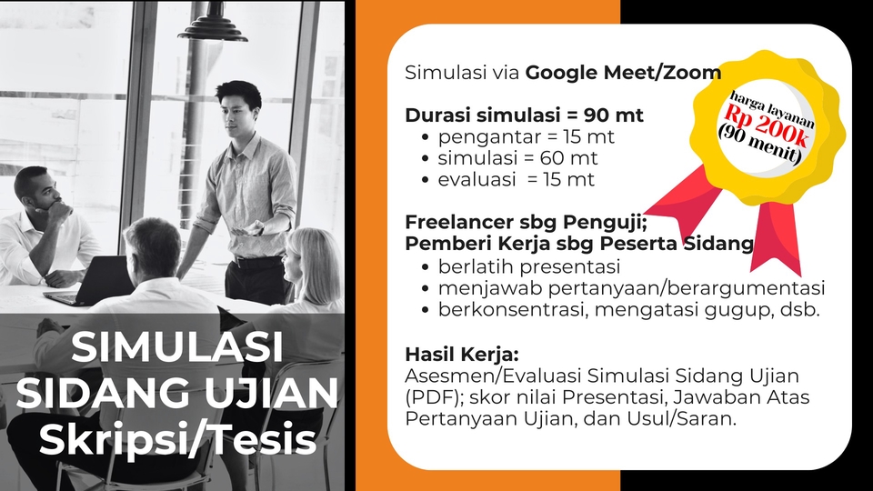Simulasi Sidang Ujian Skripsi/Tesis