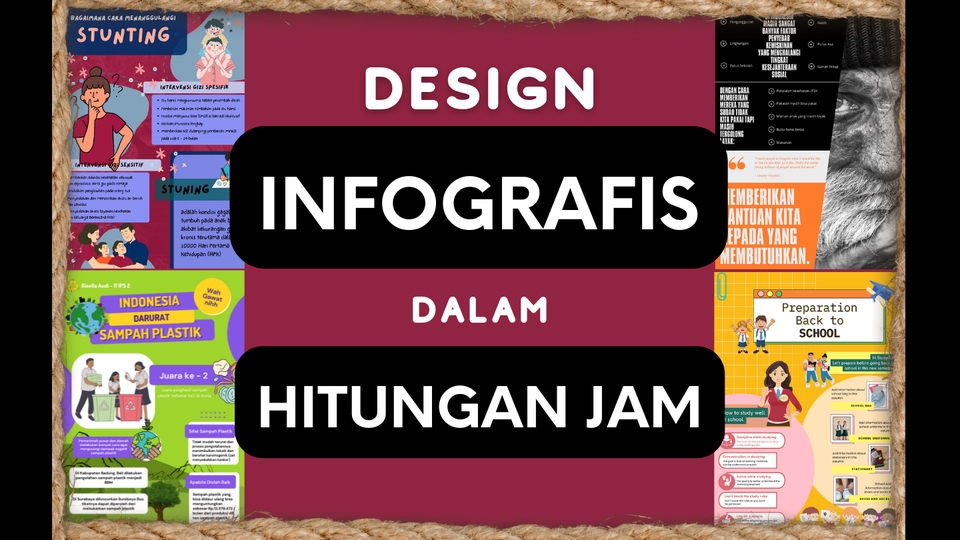 DESAIN INFOGRAFIS DALAM HITUNGAN JAM | bahasa: Indonesia, Inggris, dan ...