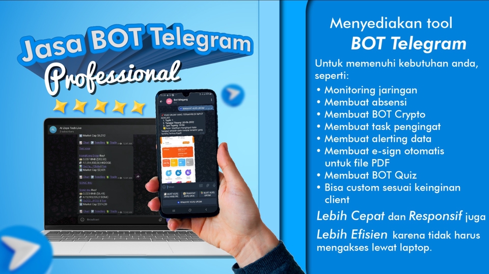 Membuat Bot Telegram Profesional