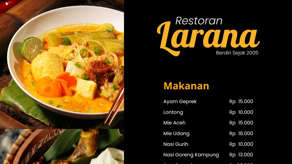 JASA DESAIN BANNER POSTER IG MENU MAKANAN