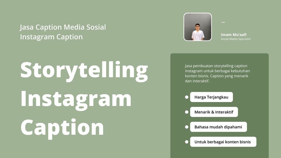 Storytelling Caption Instagram