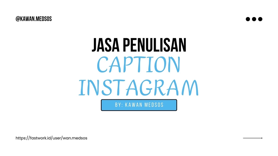 Jasa Penulisan Caption Postingan Instagram