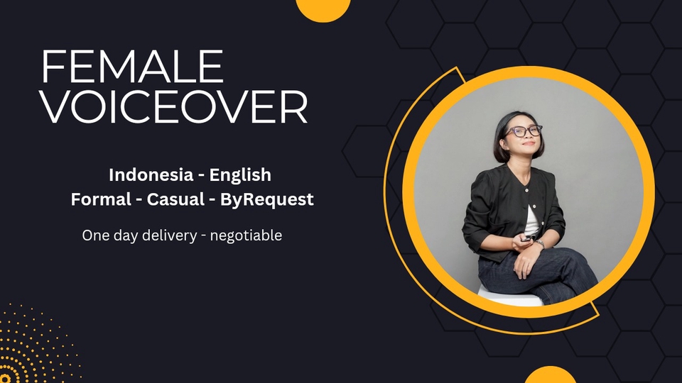 Voice Over/Pengisi Suara Wanita Indonesia-English