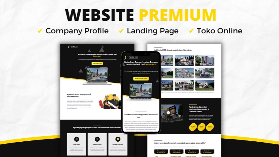 Website Premium Harga Terjangkau