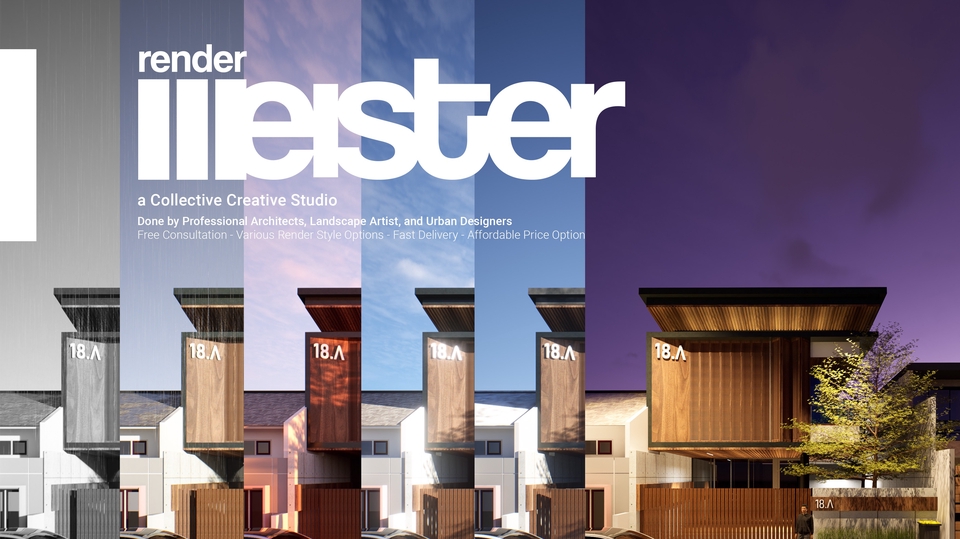 3D Render Arsitektur, Interior, Eksterior, dan Landscape (SketchUp ...