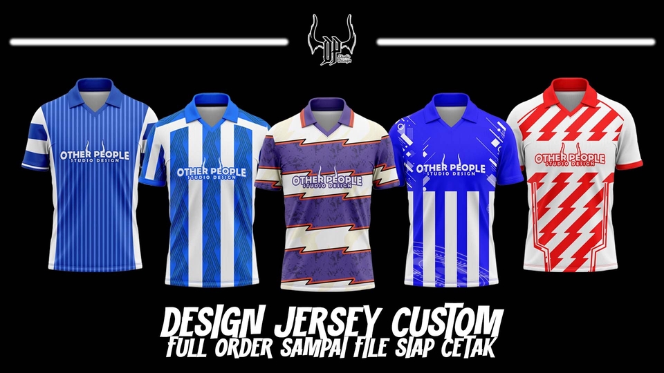 DESIGN JERSEY CUSTOM MODE FAST + POLA + SETTING SIAP PRINT
