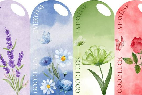 Desain Flower Card Holder