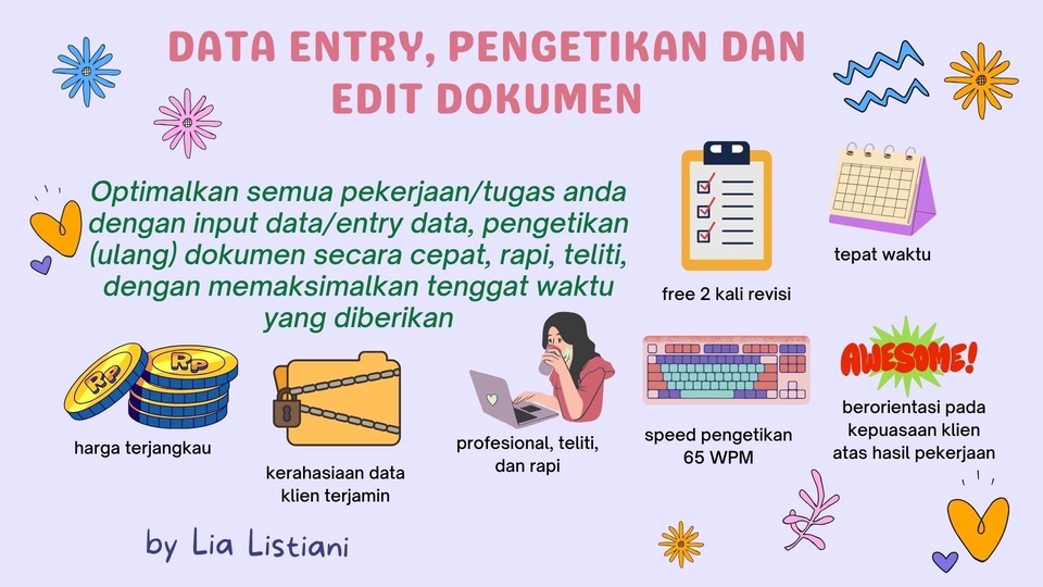 Input Data/Entry Data dan Pengetikan Ulang & Edit Dokumen Cepat, Rapi ...