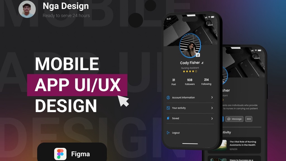 UI/UX Mobile App Android & IOS Profesional : Desain Modern, Navigasi Mudah