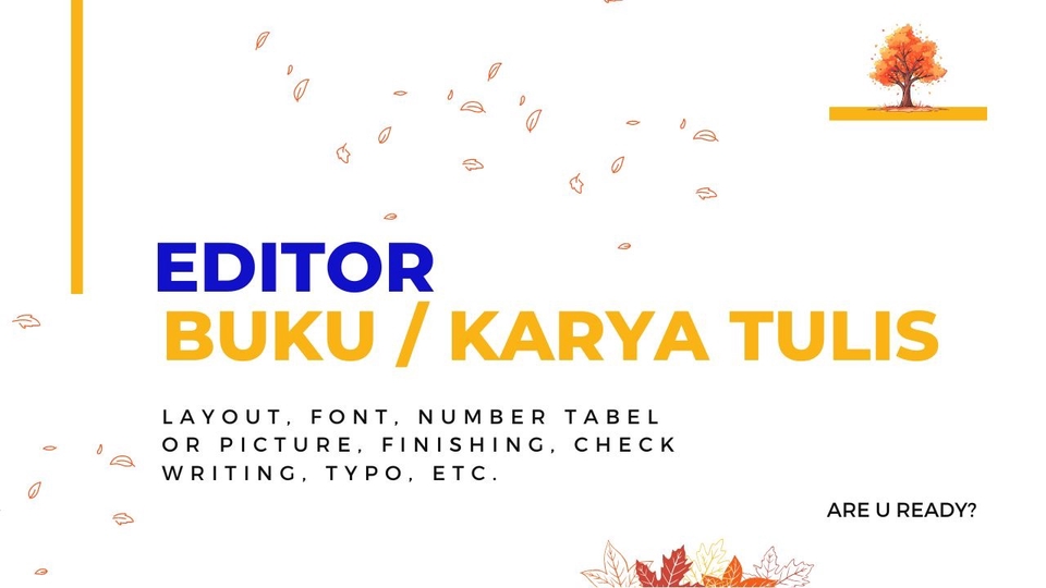 Editor Buku atau Karya tulis dalam 2 hari