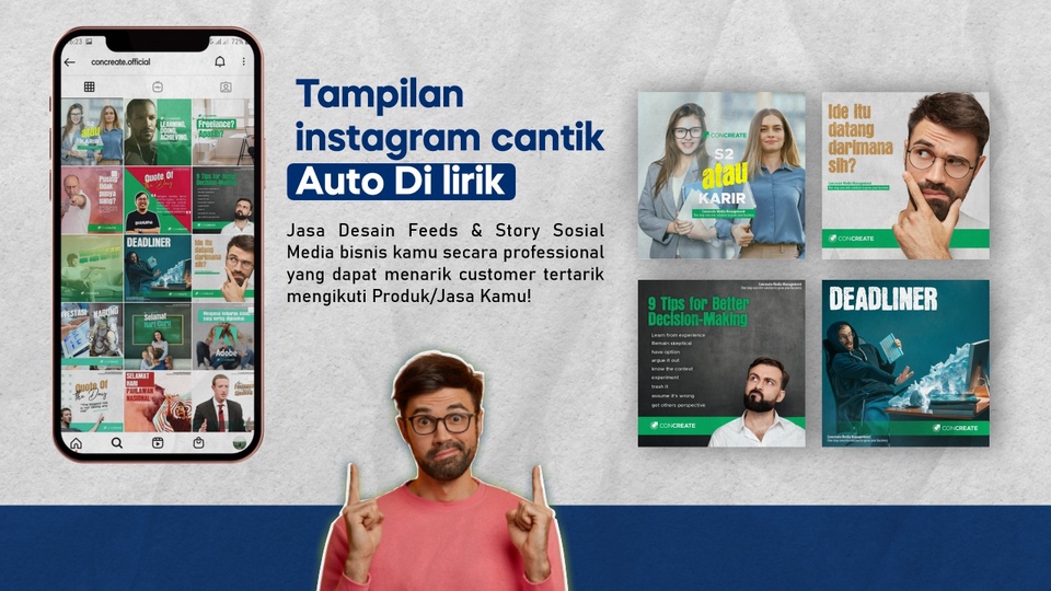 Desain Feed Postingan Instagram