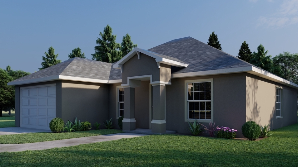 Desain dan modeling 3D Arsitektur Fasad Rumah Minimalis, Kost, Kafe ...