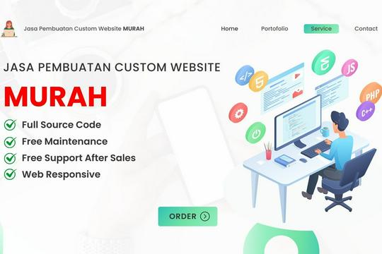 Jasa Pembuatan Custom Website Murah (Wordpress/Laravel/CI)