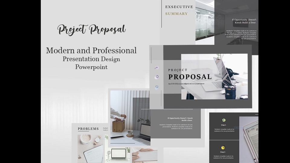 Desain Presentasi Powerpoint Modern, Professional, dan Minimalis