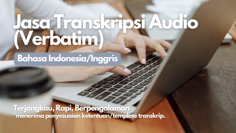 Transkripsi Audio ke Text (Verbatim)