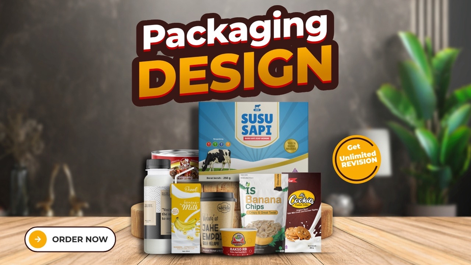 Desain/Edit Packaging dan Label Produk Jadi Lebih Menarik