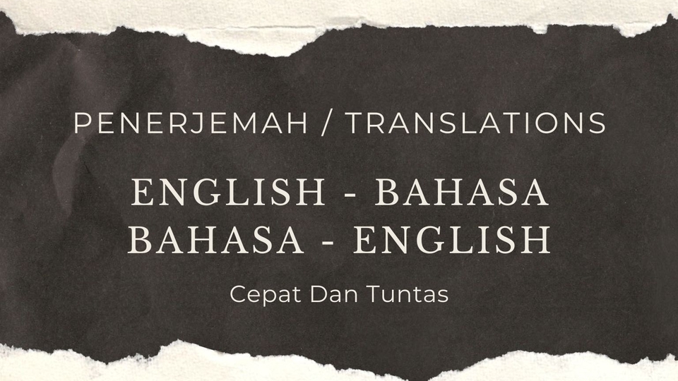 PENERJEMAH (ENG-IND / IND-ENG)