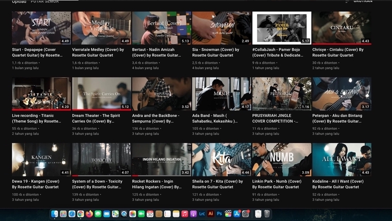Video Editing Musik Cover untuk Konten Youtube