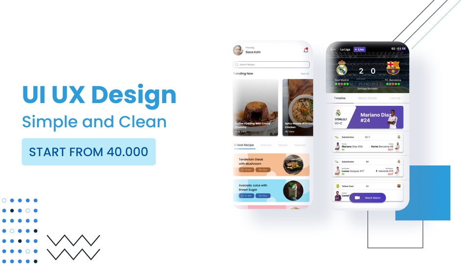 UI UX Design Simple, Clean dan Terjangkau